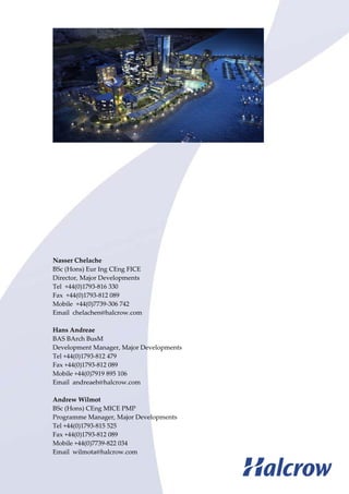 Halcrow Major Developments | PDF