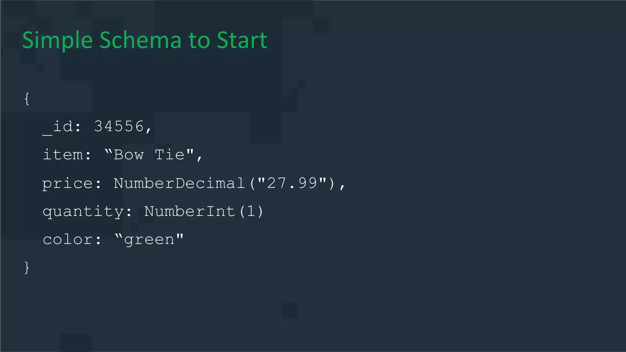 MongoDB World 2019: Just-in-time Validation with JSON Schema | PPT