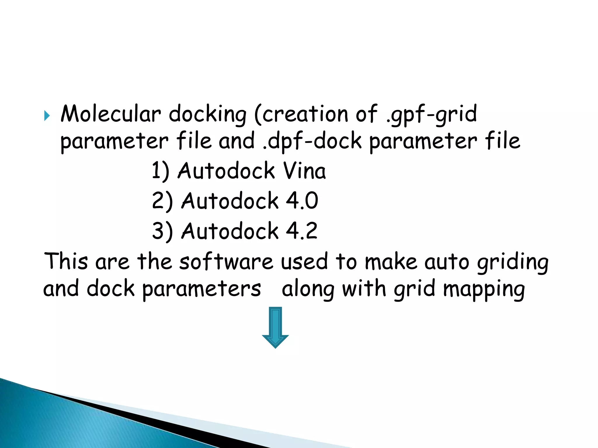 Molecular docking | PPTX