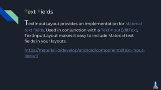 MDC - Material Design Components & Theming | PPTX