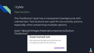 MDC - Material Design Components & Theming | PPTX