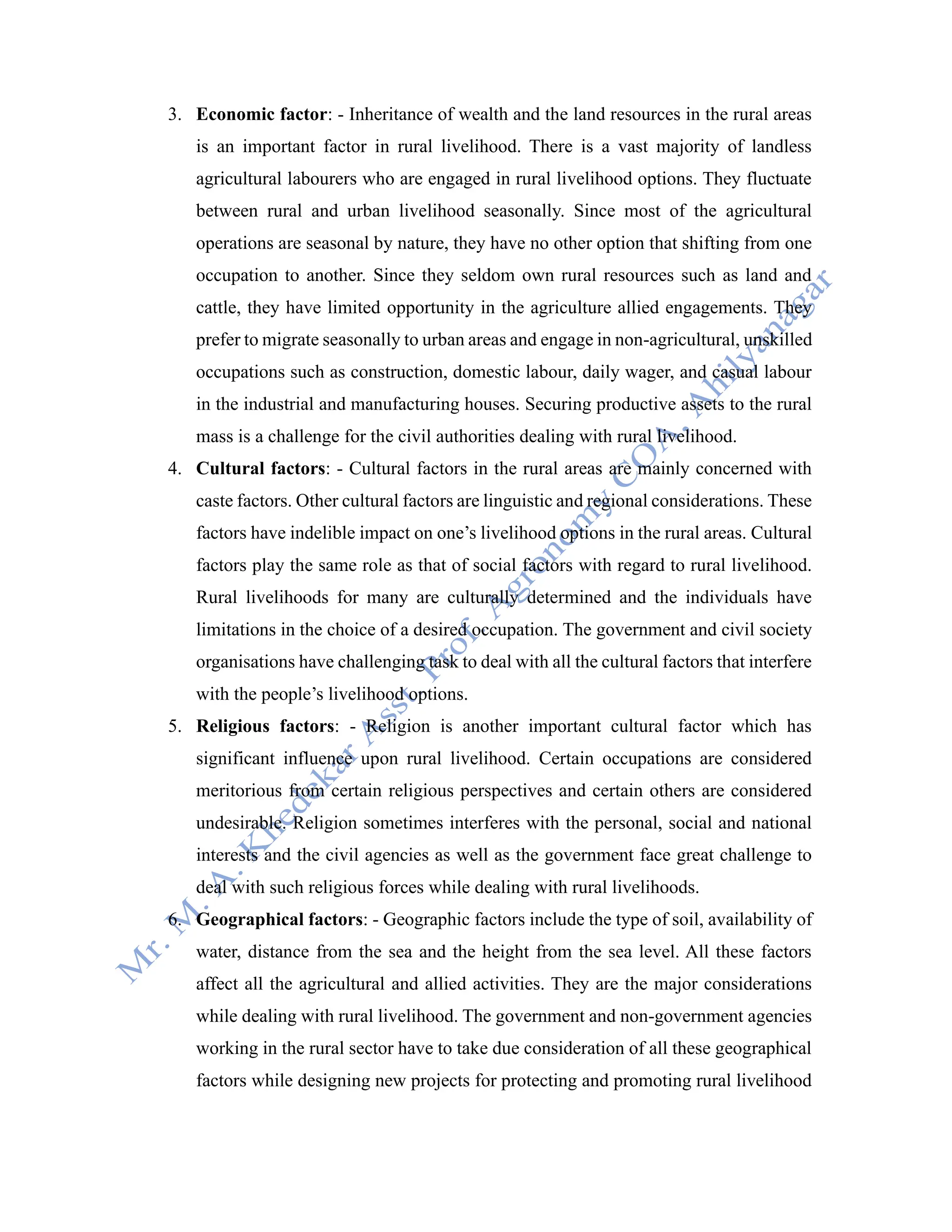 MDC 111 Theory Farming-based Livelihood Systems | PDF