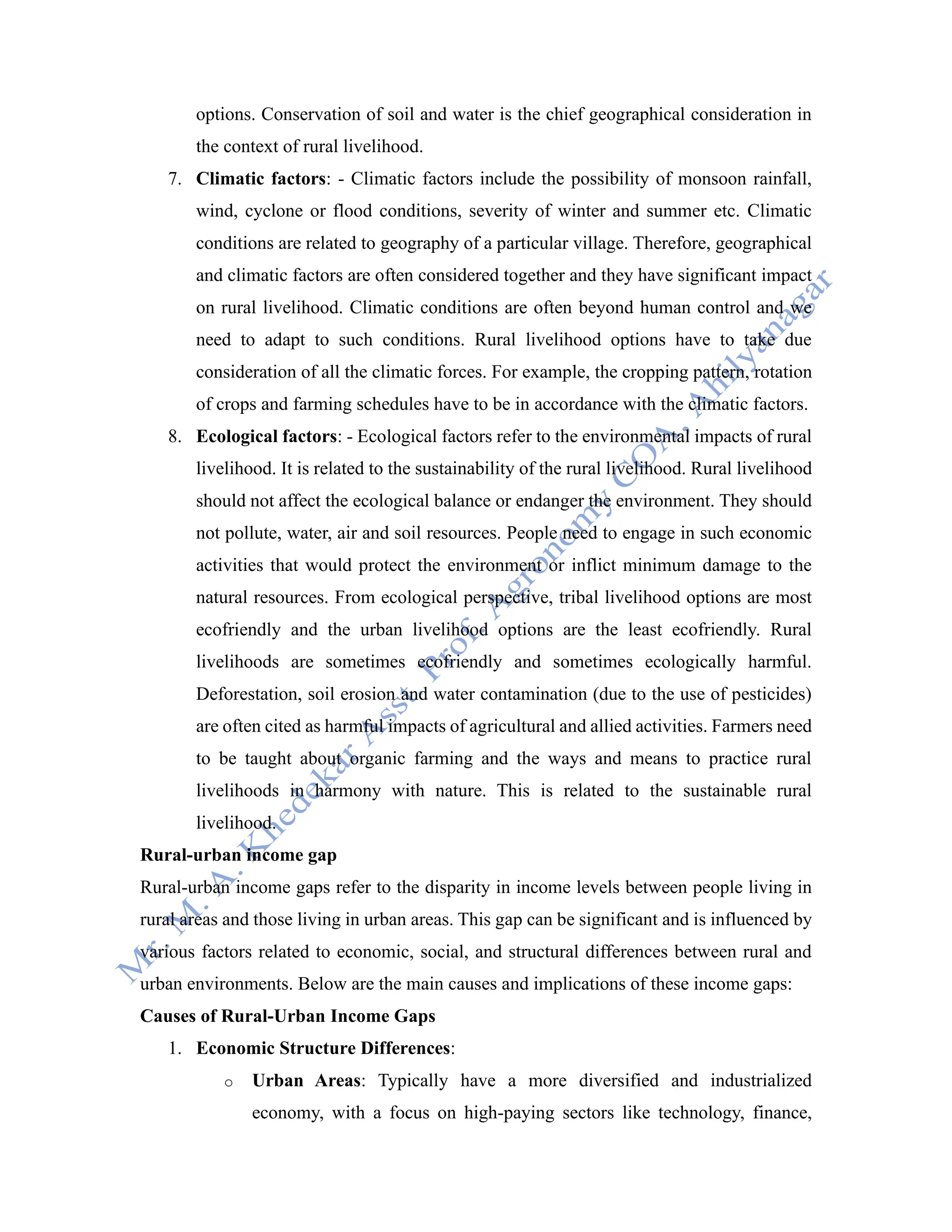 MDC 111 Theory Farming-based Livelihood Systems | PDF