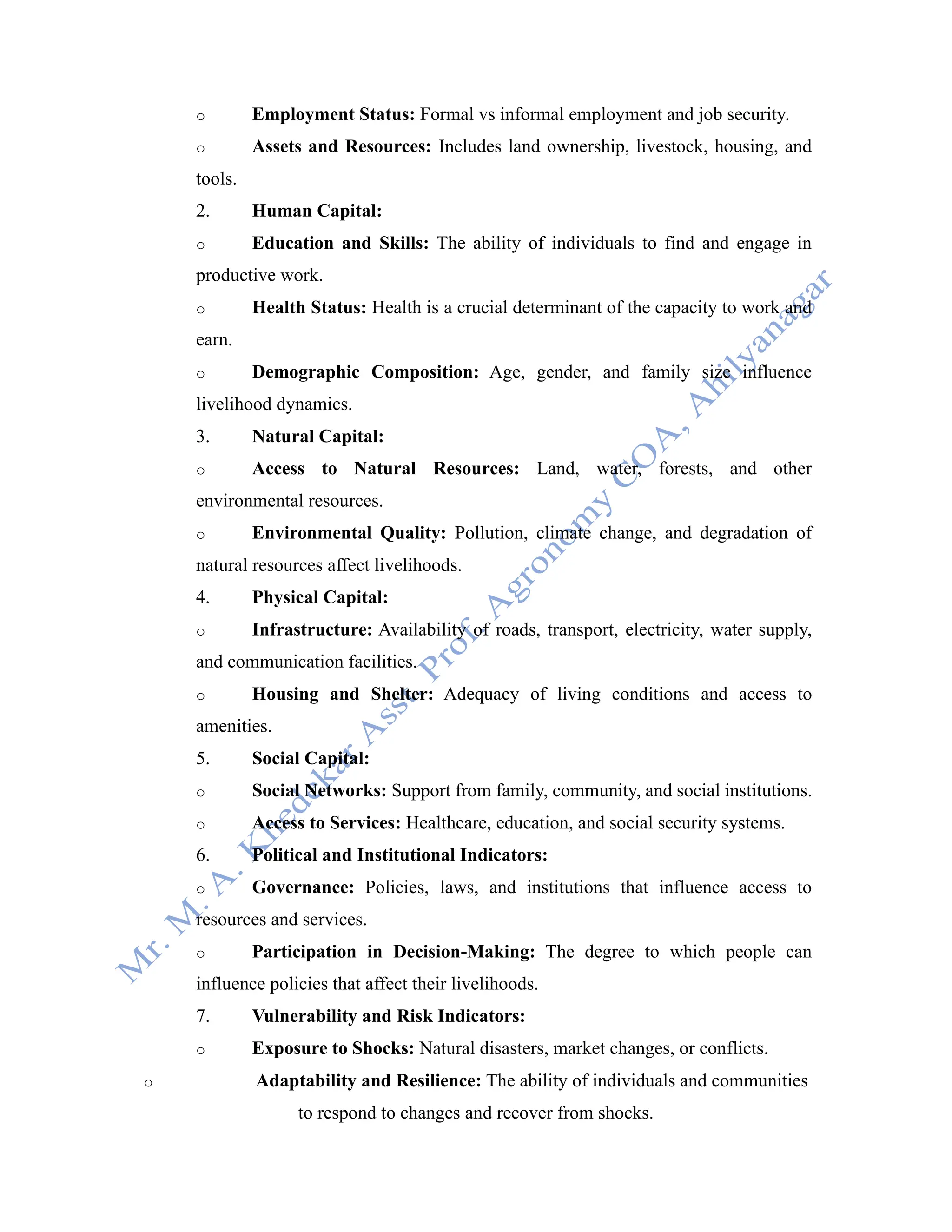MDC 111 Theory Farming-based Livelihood Systems | PDF