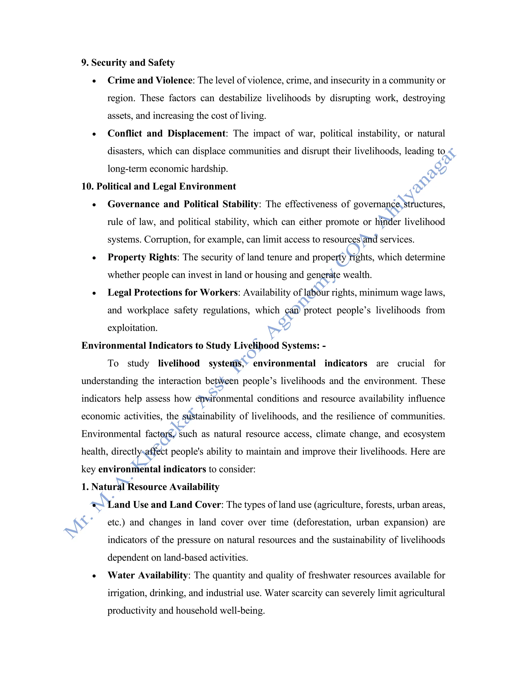 MDC 111 Theory Farming-based Livelihood Systems | PDF