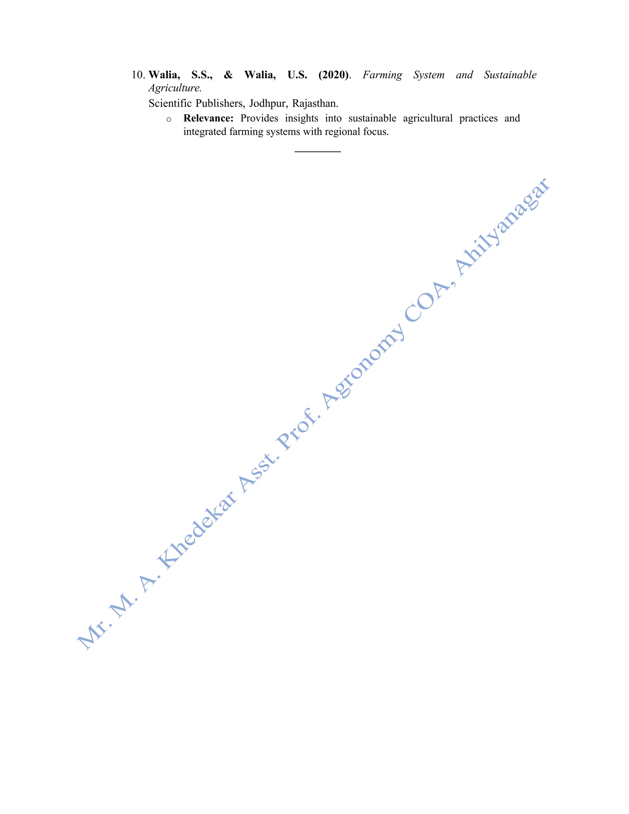 MDC 111 Theory Farming-based Livelihood Systems | PDF