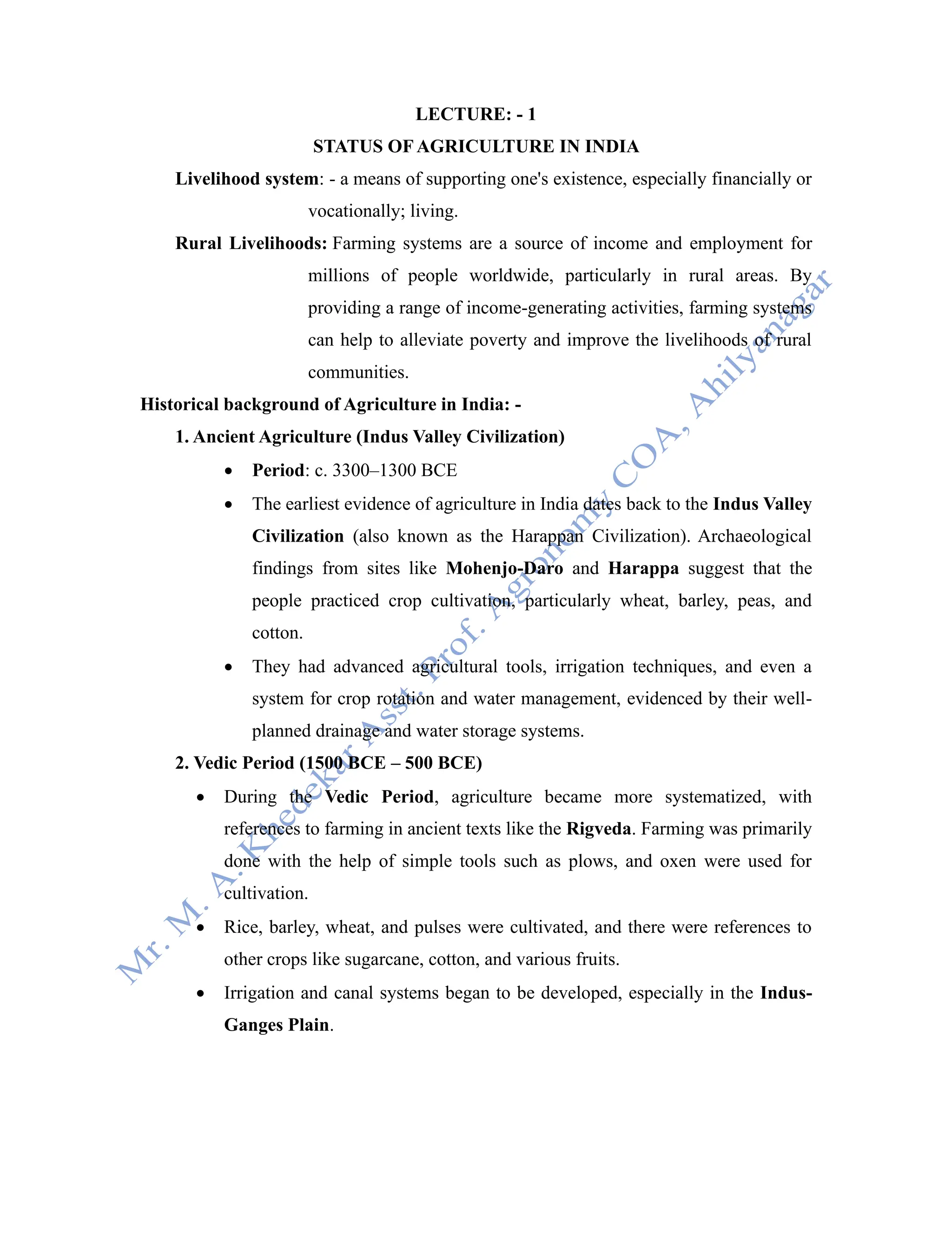 MDC 111 Theory Farming-based Livelihood Systems | PDF