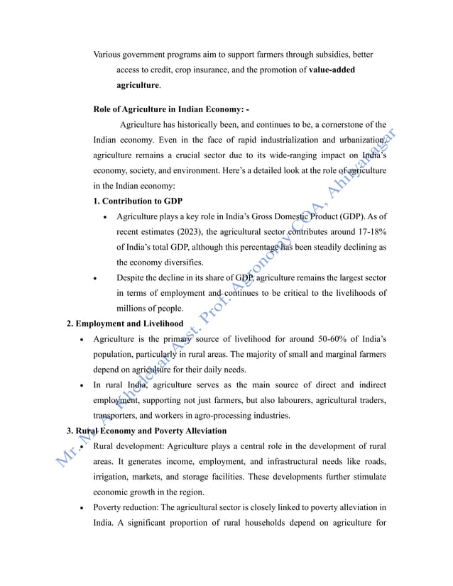 MDC 111 Theory Farming-based Livelihood Systems | PDF