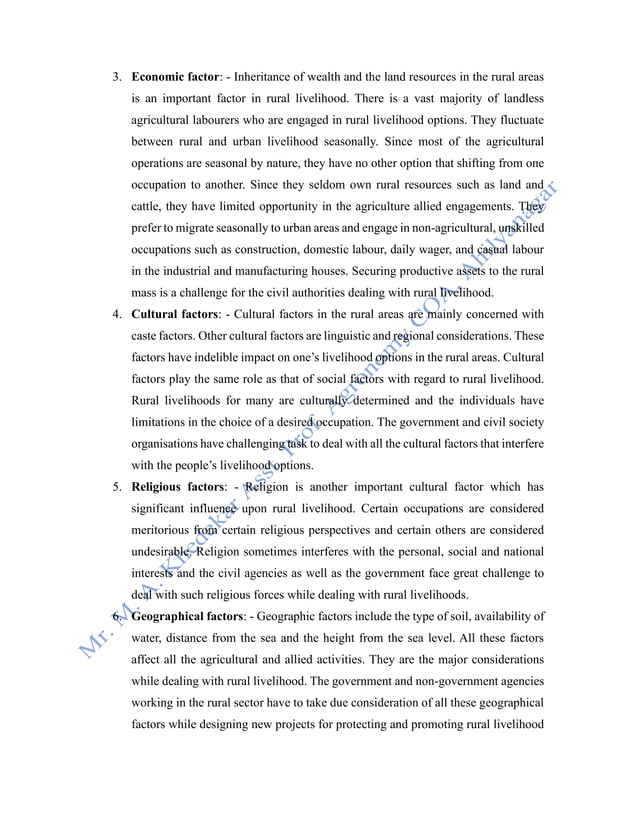 MDC 111 Theory Farming-based Livelihood Systems | PDF