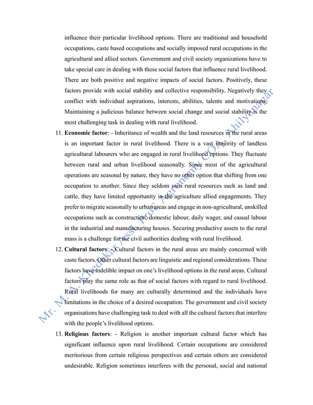 MDC 111 Theory Farming-based Livelihood Systems | PDF