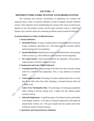 MDC 111 Theory Farming-based Livelihood Systems | PDF