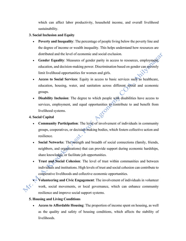 MDC 111 Theory Farming-based Livelihood Systems | PDF