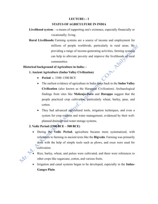 MDC 111 Theory Farming-based Livelihood Systems | PDF