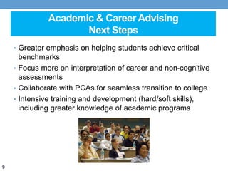 MDC Advising Philosophy and Model | PPTX | College Planning | College Education