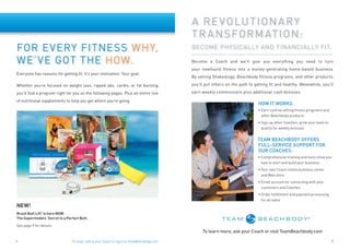 Team Beachbody Product Catalog | PDF