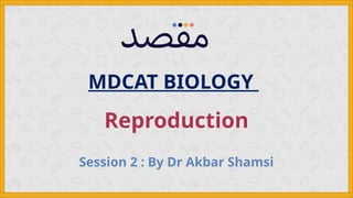 MDCAT Biology Session II - Male & Female Reproductive System and ...