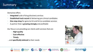 MDC Connects: Hit ID screening - understanding your target is key | PPTX