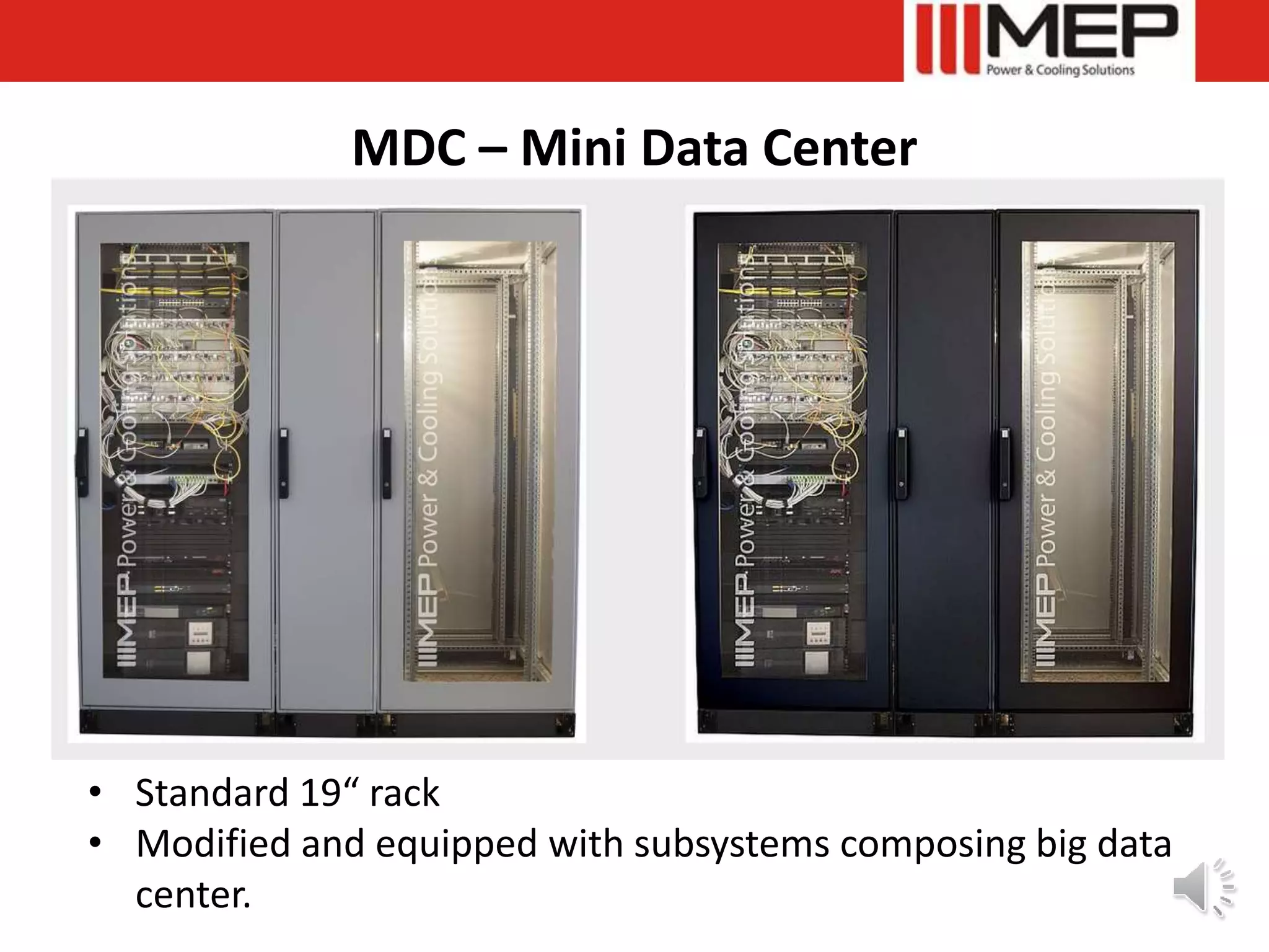 MDC mini data center presentation by MEP d.o.o. | PPTX
