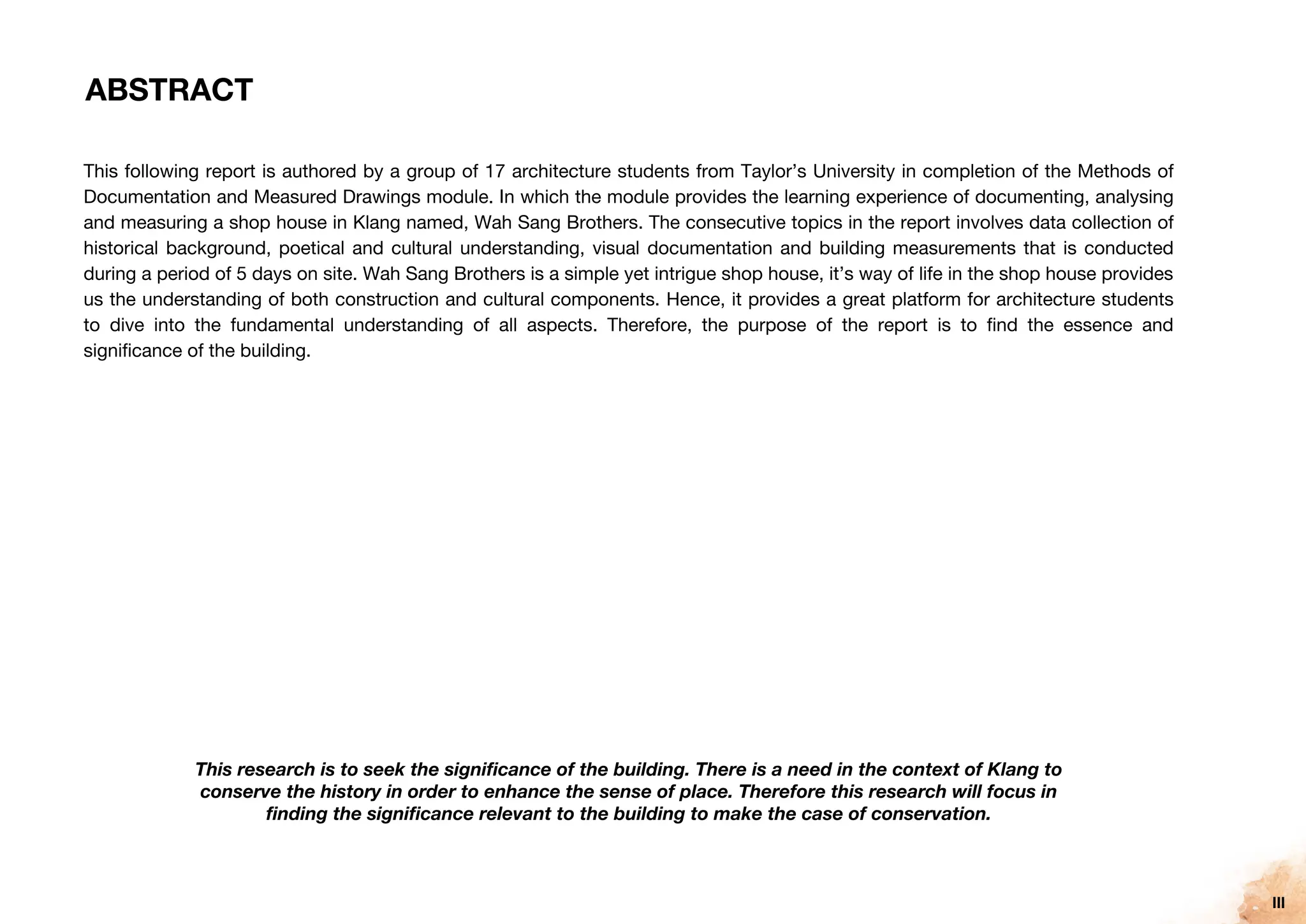 Methods of Documentation and Measured Drawings | PDF