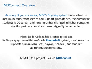 MDConnect Overview | PPT