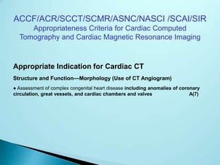 MDCT for Congenital Heart Disease | PPT