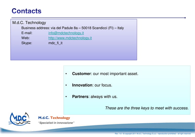 Mdc technology en 2011 v1.8 | PDF | Internet of Things | Internet