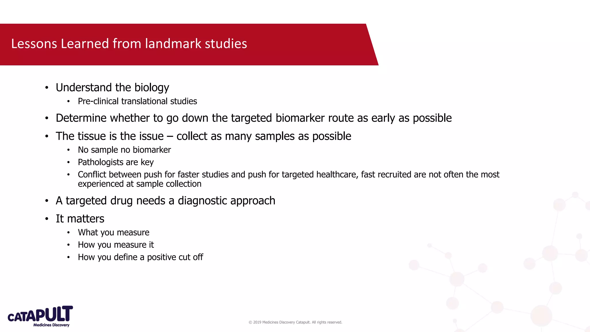 MDC Connects: Designing a Biomarker Strategy | PPTX