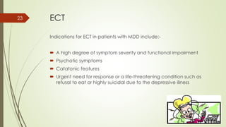 Management of MDD (based on Malaysia CPG, may 2007) | PPTX