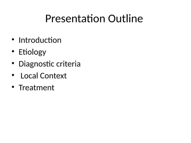 Major Depression Disorder (MDD) psychiatric | PPTX