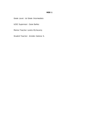 Mdd 1 | PDF