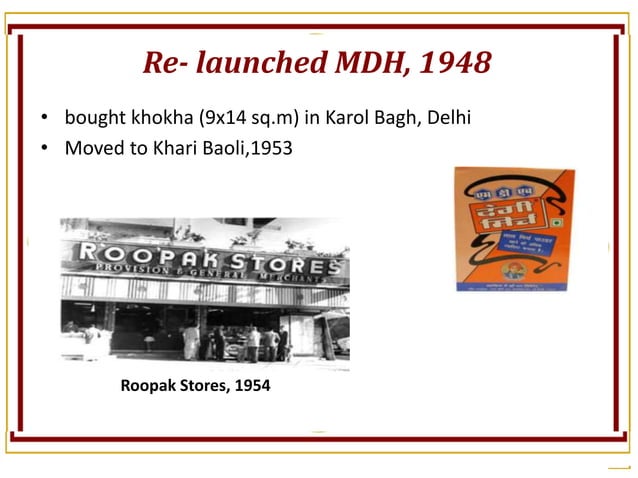 MDH Case study | PPTX | Business | Business and Finance