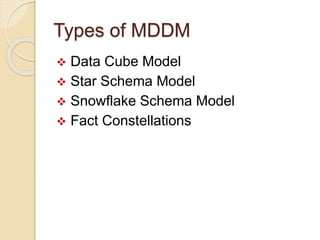 Multi Dimensional Data Model | PPTX