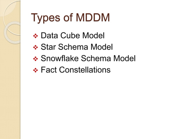 Multi Dimensional Data Model | PPTX