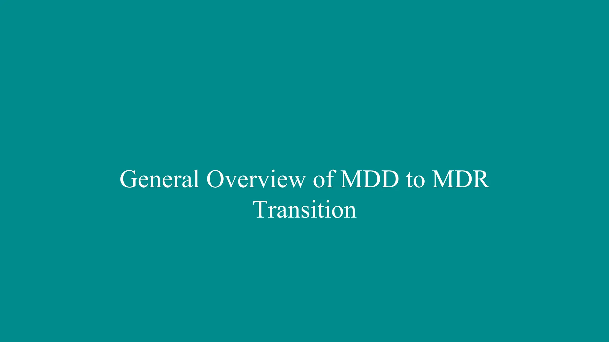 Mdr transmission and business strategy of device | PPTX