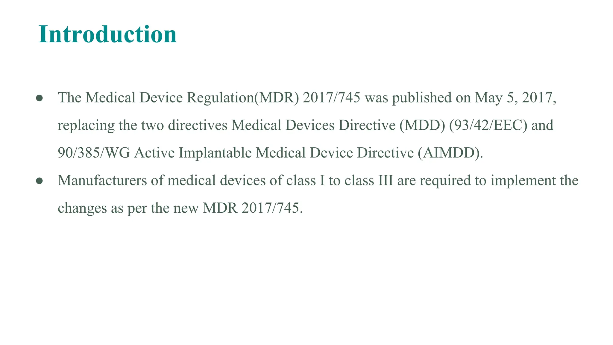 Mdr transmission and business strategy of device | PPTX