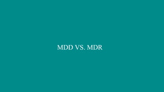 Mdr transmission and business strategy of device | PPTX