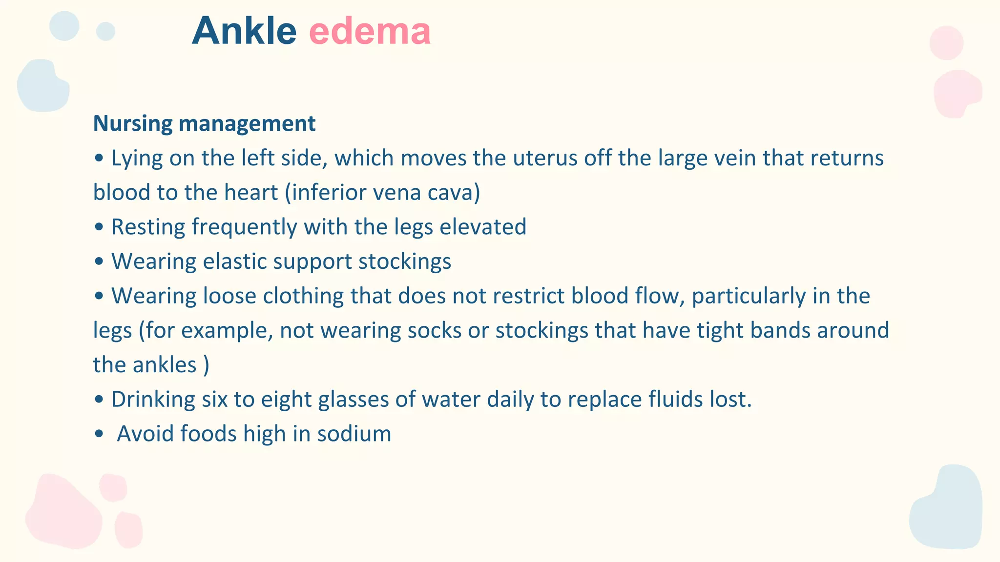 Minor Discomforts during pregnancy | PPTX