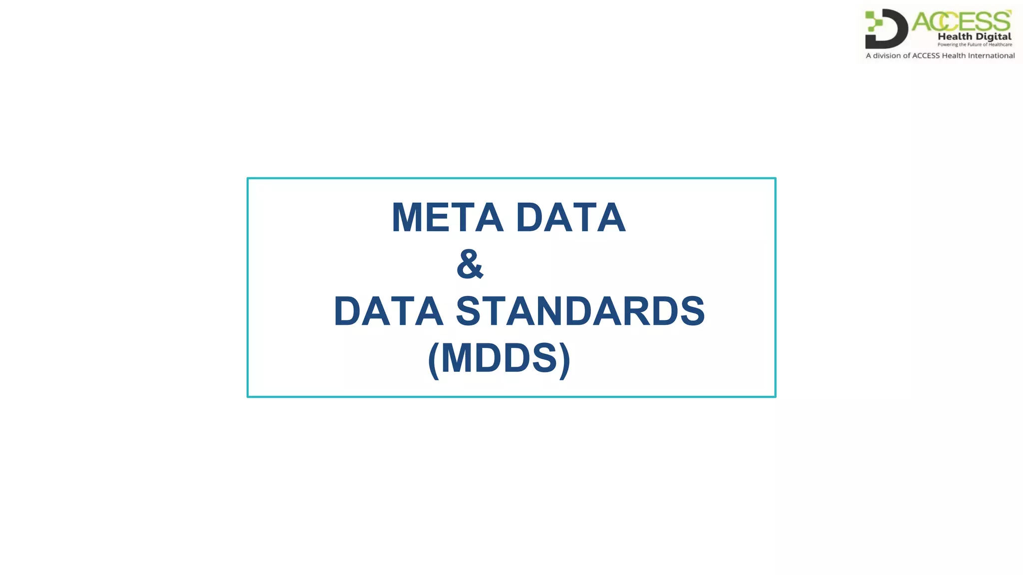 MDDS & NDHB Principles | PPT