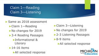 MDE - 2019 Passage-based Writing | PPTX