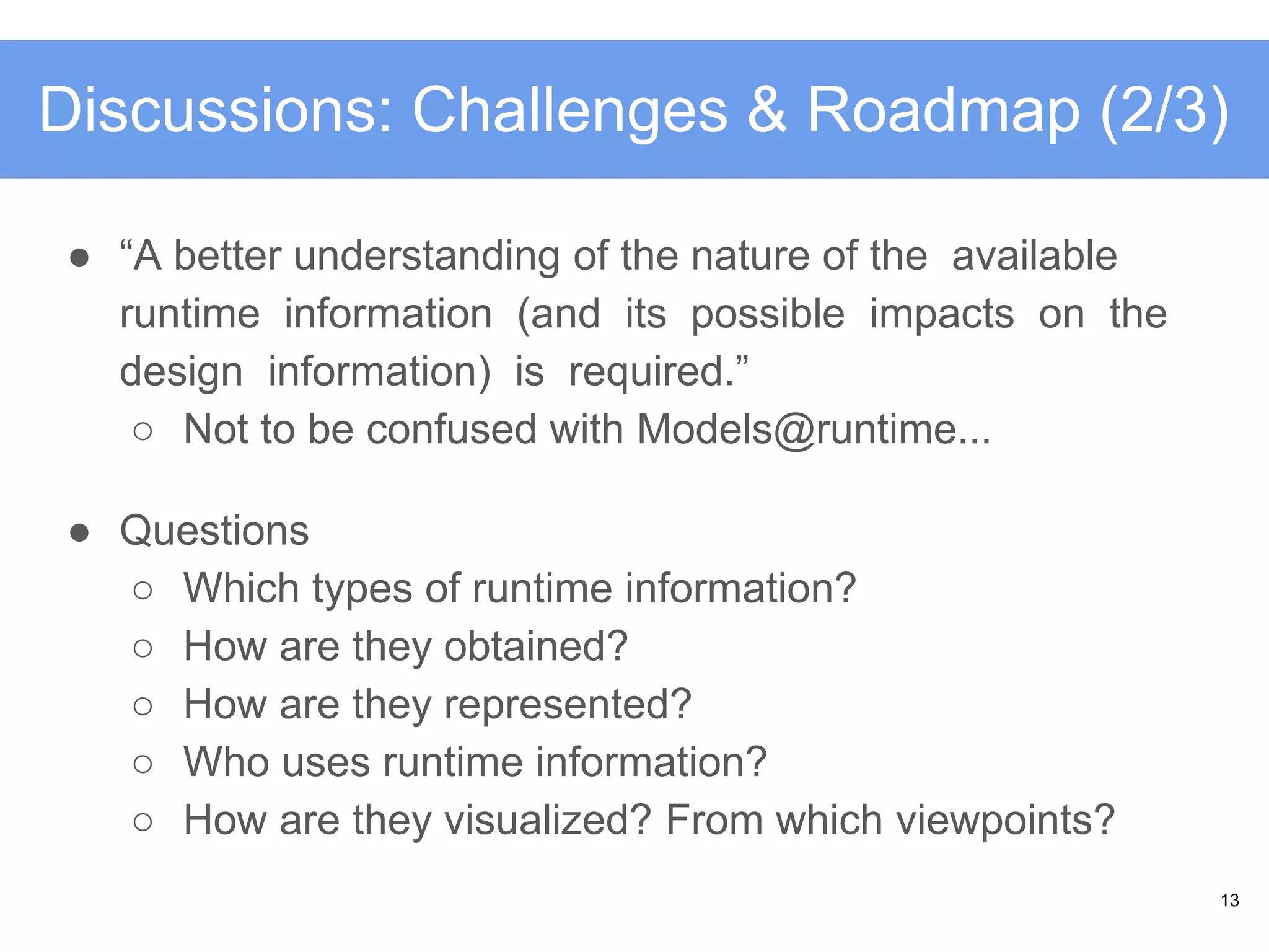 Model Driven Engineering for Design-Runtime Interaction in Complex Systems: Scientific ...