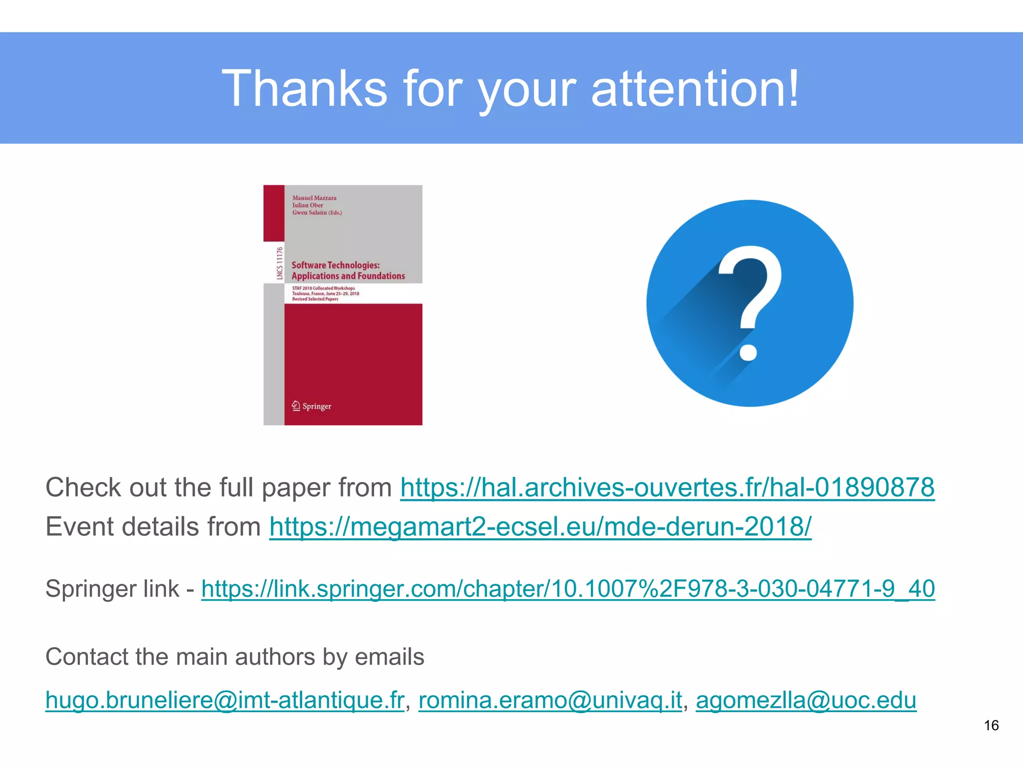 Model Driven Engineering For Design Runtime Interaction In Complex Systems Scientific