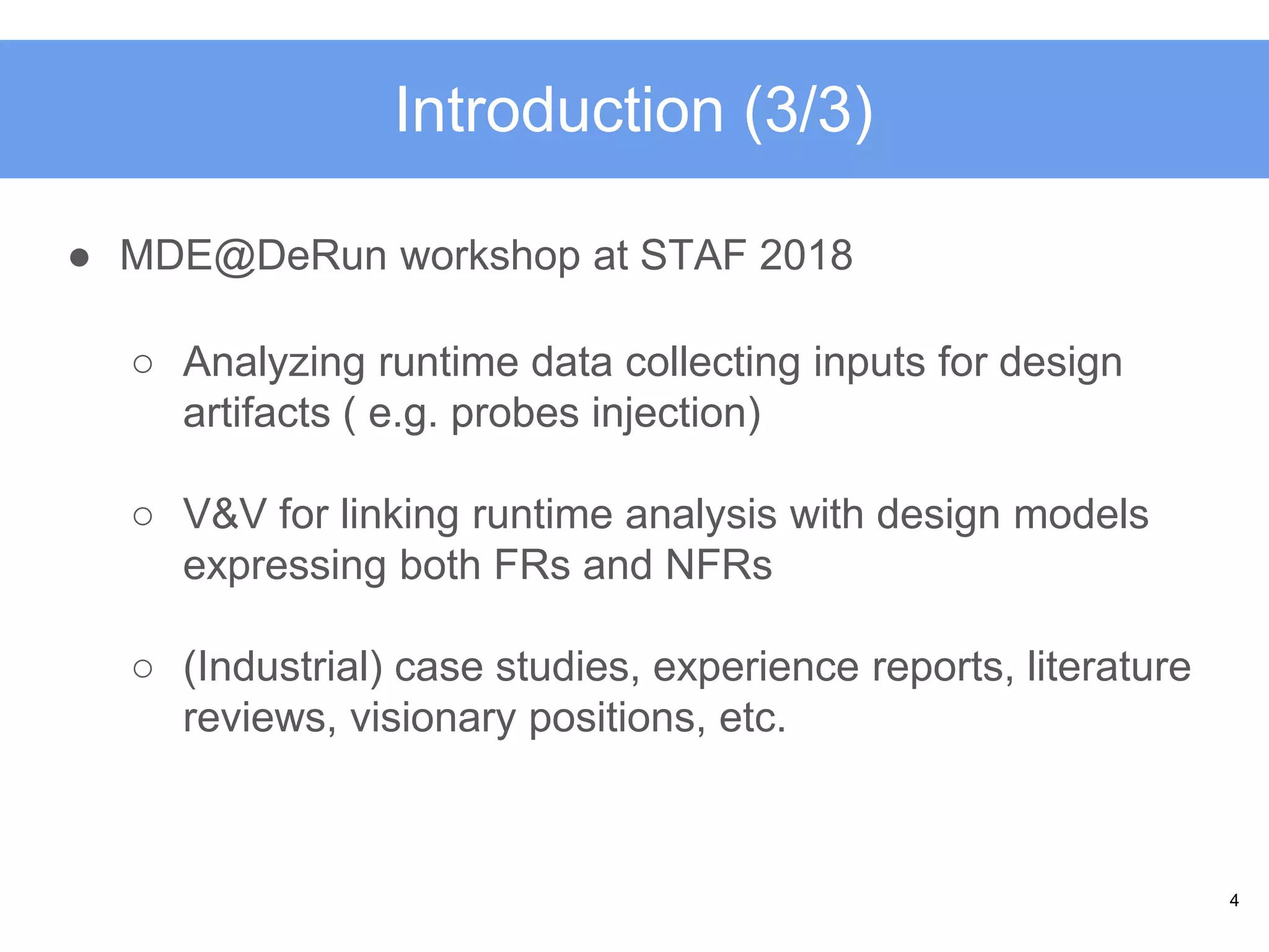 Model Driven Engineering for Design-Runtime Interaction in Complex Systems: Scientific ...