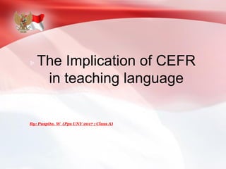MDELT- STANDARD FRAMEWORK UNDERLYING THE PRINCIPLE OF MEDIA DEVELOPMENT - CEFR | PPT