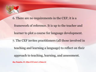 MDELT- STANDARD FRAMEWORK UNDERLYING THE PRINCIPLE OF MEDIA DEVELOPMENT - CEFR | PPT