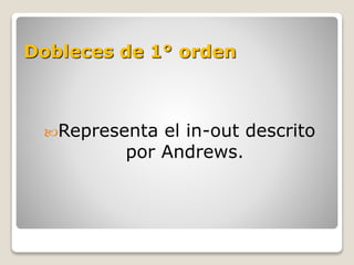 Mdem doblez de 1º orden | PPTX