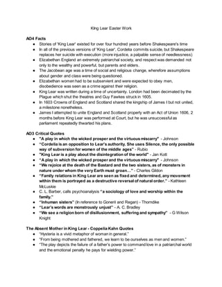 Lear Regan Quotes KING LEAR Character: Romola Garai As Cordelia