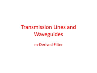 m derived filter.pptx