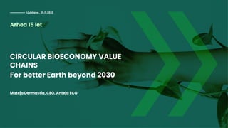 CIRCULAR BIOECONOMY VALUE CHAINS | PDF