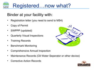 MDE's Stormwater Permitting Requirements | PPT