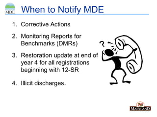 MDE's Stormwater Permitting Requirements | PPT